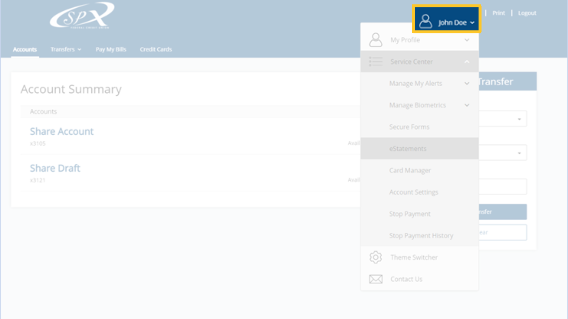 eStatements - St. Pius Federal Credit Union